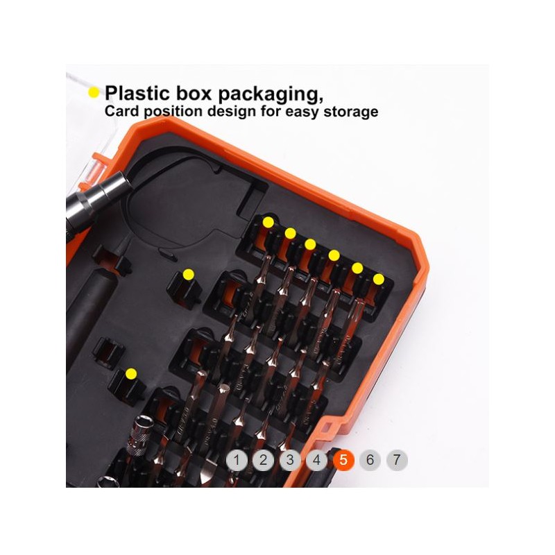 Precision screwdriver bits set, 31 pieces