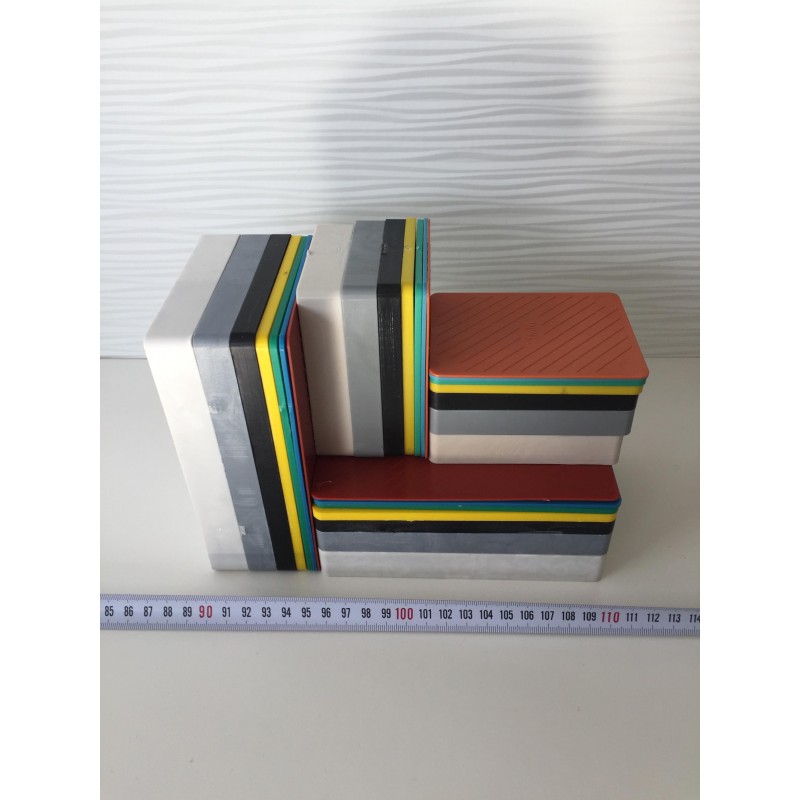 Plastic shim 100x75x10 mm - black
