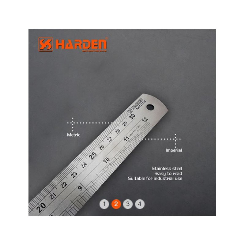Stainless steel ruler, 150mm, metric and imperial measuring