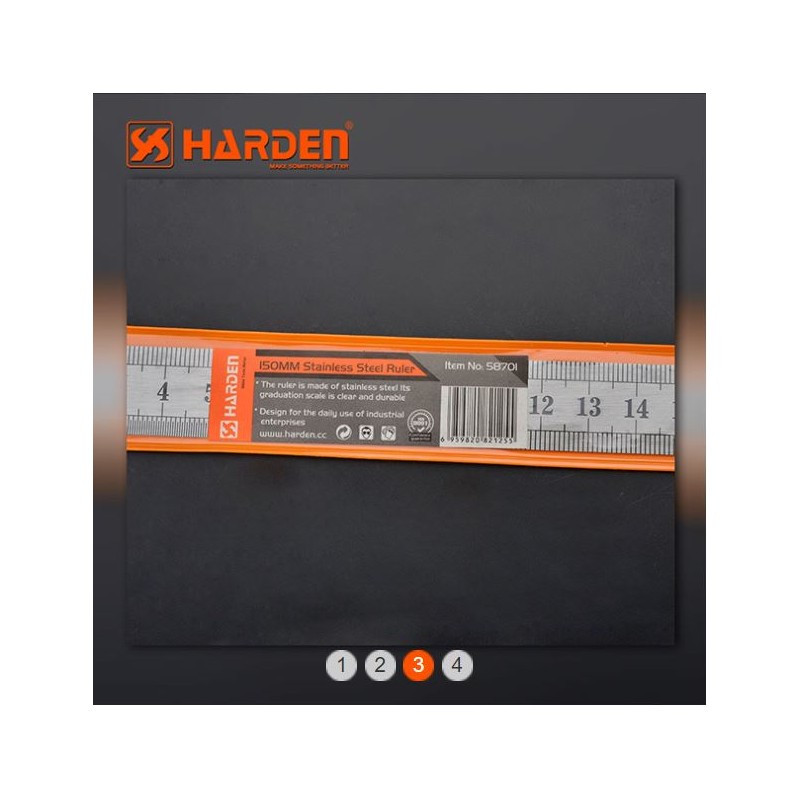 Stainless steel ruler, 300mm, metric and imperial measuring