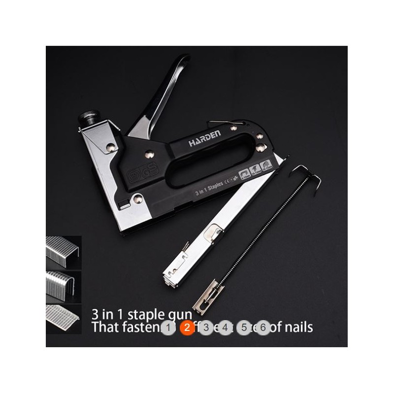 Agrafeuse cloueuse manuelle, 3 en 1
